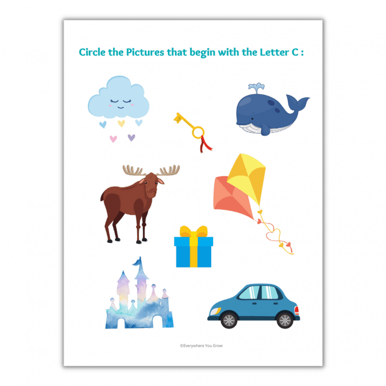 Free Letter C Printables | Making Letters Fun! - Everywhere You Grow